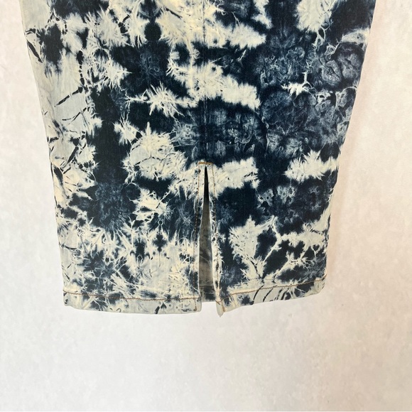 Vibrant M.I.U | Jeans | Tye Dye Bleach On Denim Design High Waist ...